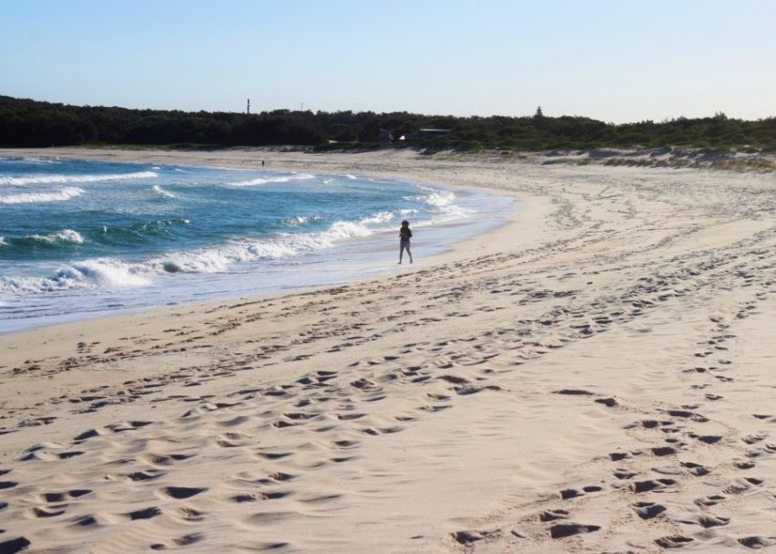 A walk on Fingal Bay Beach – Nisreen Akolawala